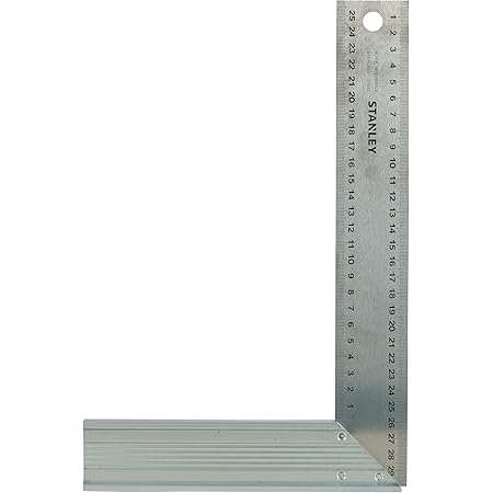 Stanley 1-45-686 Équerre de menuisier en Acier inoxydable Largeur 300 ...