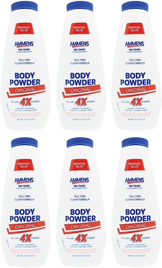 Amazon.com: Ammens Original Talc-Free Body Powder, 11 oz (Pack of 6)