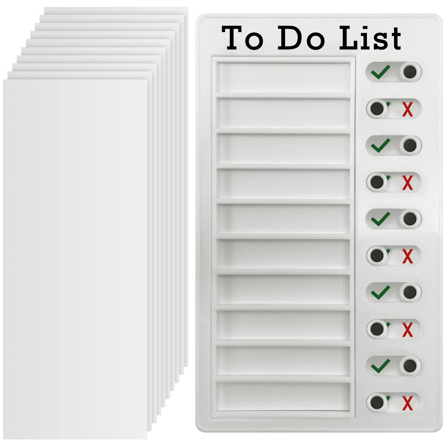 Geiomoochecklist Memo Board Plastic Task Pad To Do List Daily ...