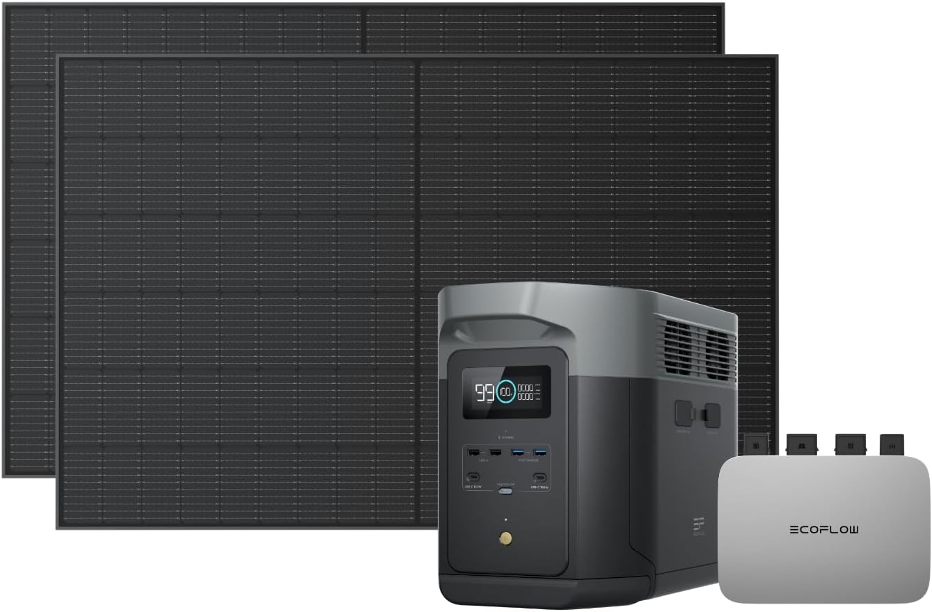 EcoFlow PowerStream Balkonkraftwerk, WiFi netzgekoppelter Mikro ...