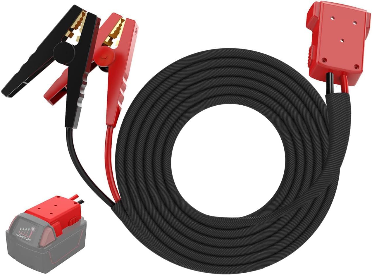 Milwaukee Booster Cables KITPIPI Jumper Cables With Adapter For ...
