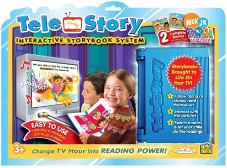 Amazon.com: Jakks Pacific Toymax Telestory Console W/ Dora Cartridge ...