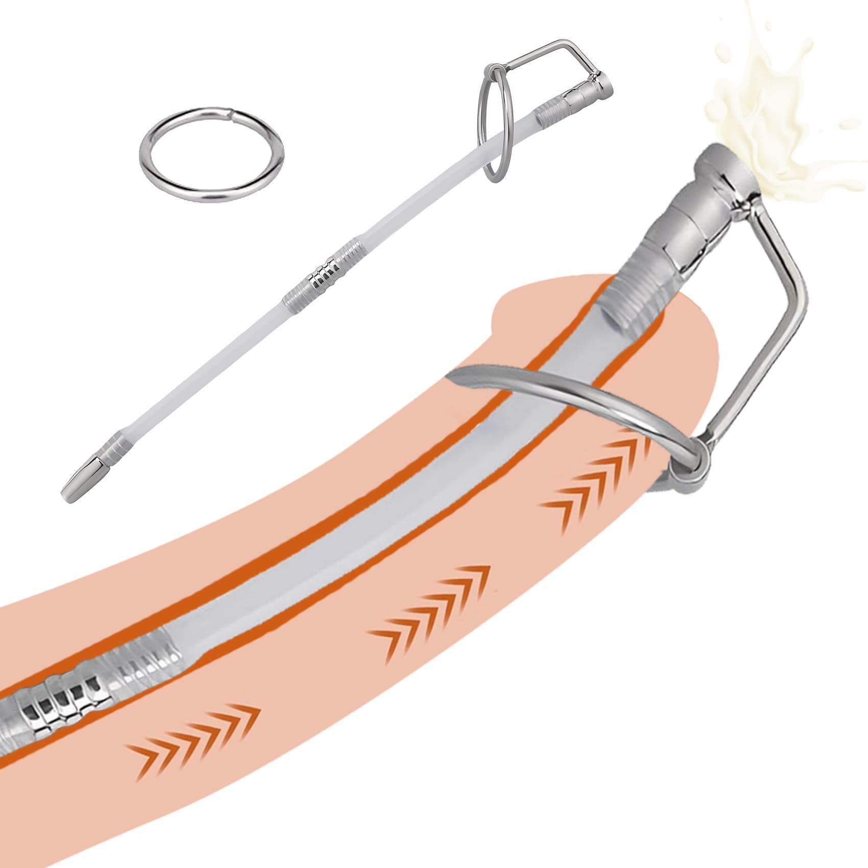 Amazon.com: Urethral Sounding for Men,Hollow Penis Plug Urethra Sound ...