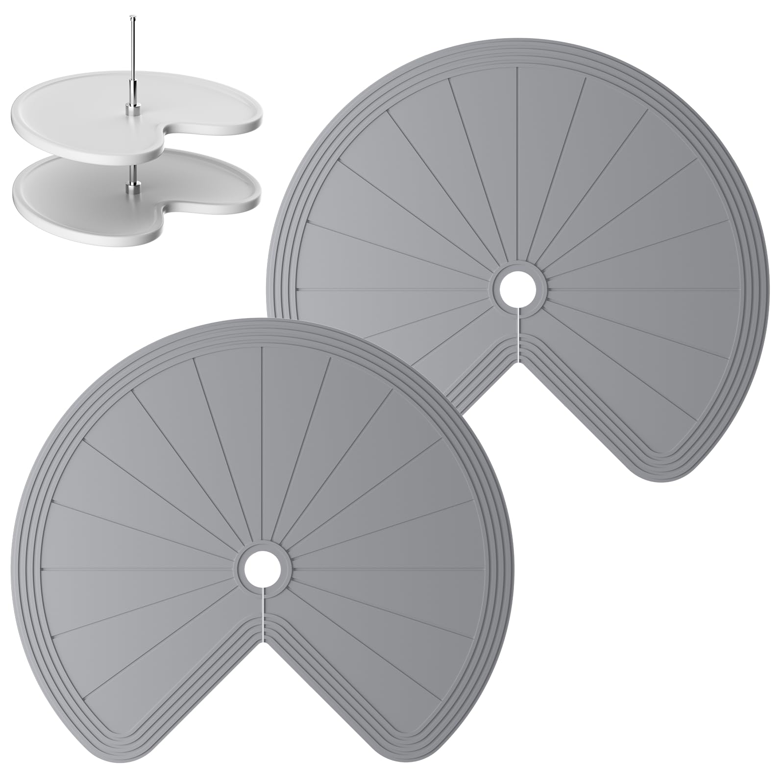 Amazon.com - Lazy Susan Shelf Liner - Silicone Lazy Susan Liner for ...