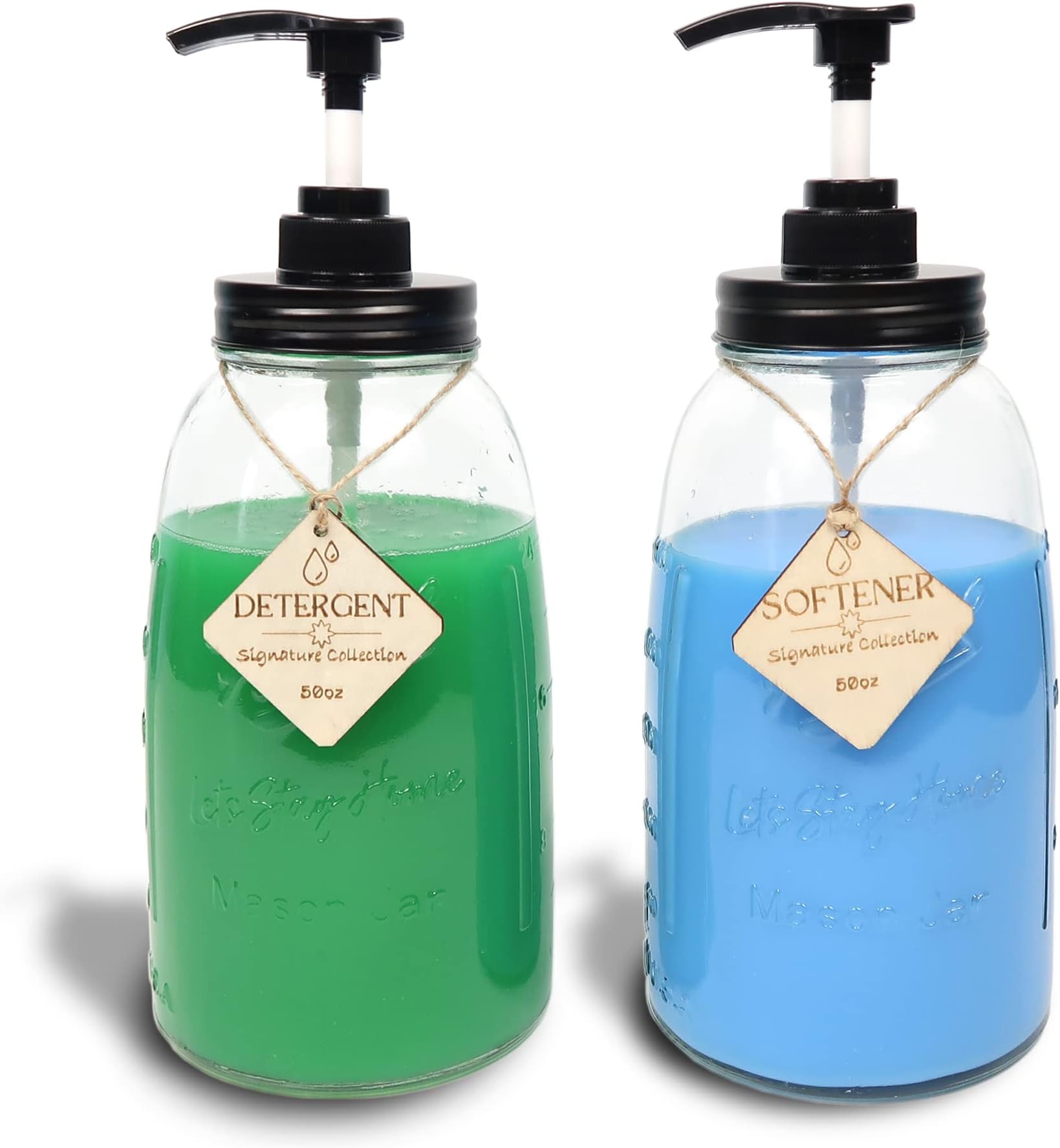 Amazon.com: Glass Laundry Detergent Dispenser Liquid Laundry Detergent ...