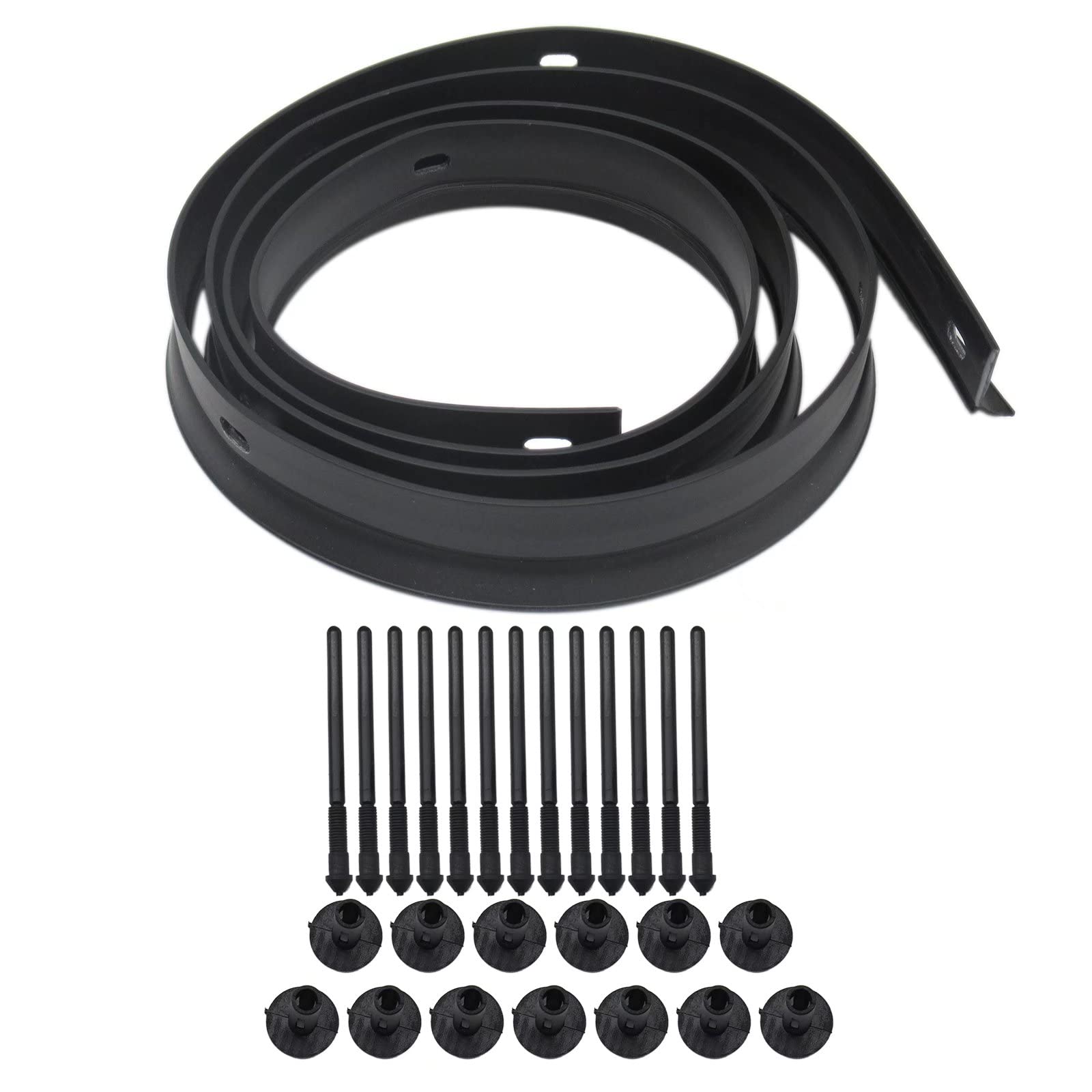 Amazon.com: eStarpro 68051392AB 68051392AA Front Hood Seal Strip ...