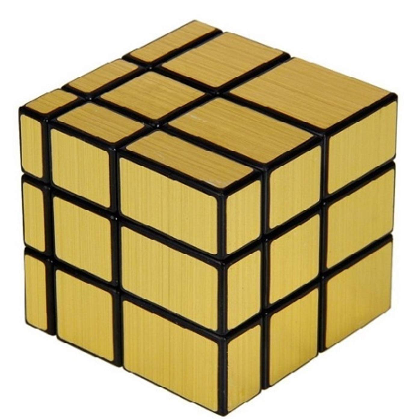 Class Fun- Gold Mirror Cube STICKERLESS Cube Magic Speed Cube ...