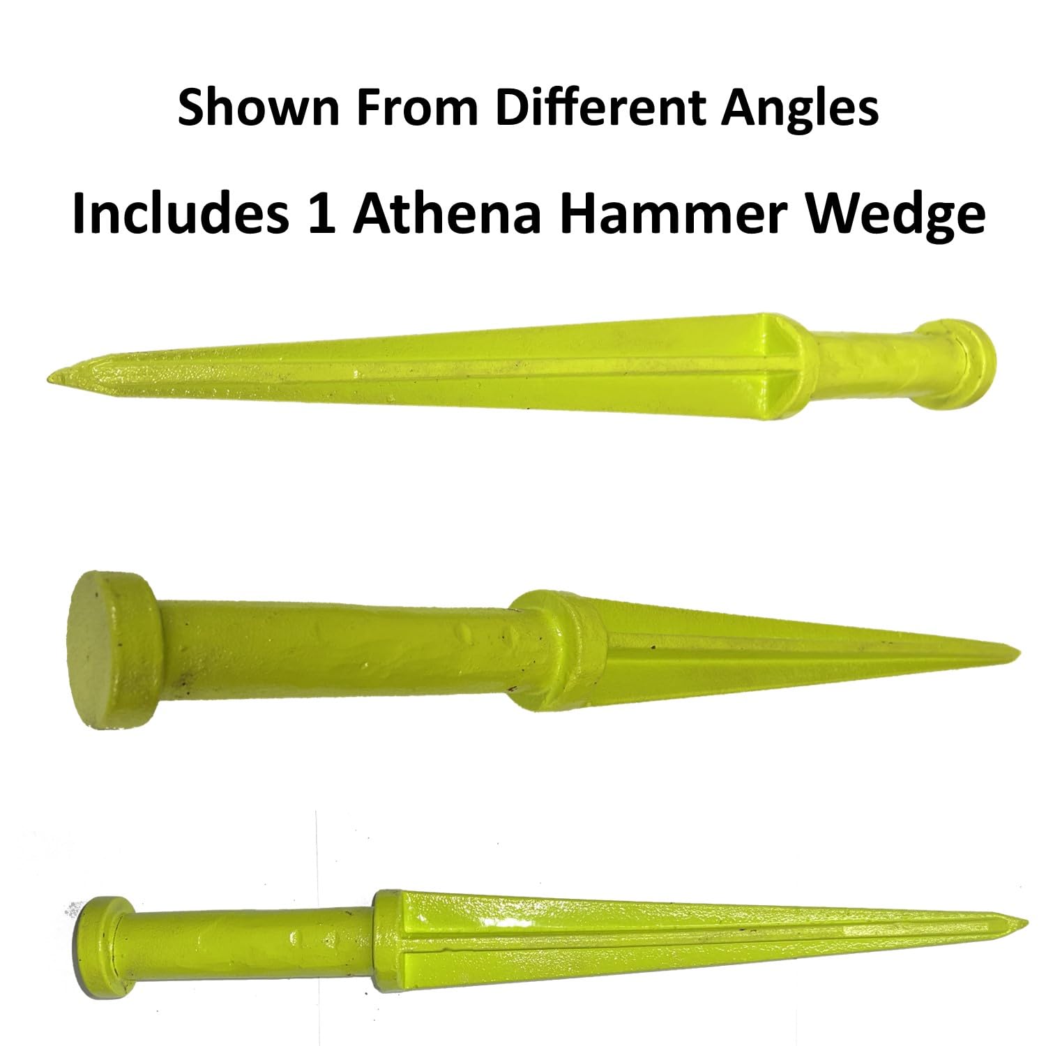 Keyfit Tools Athena Hammer Log Splitter Wedge Steel Tree Felling Wedges ...