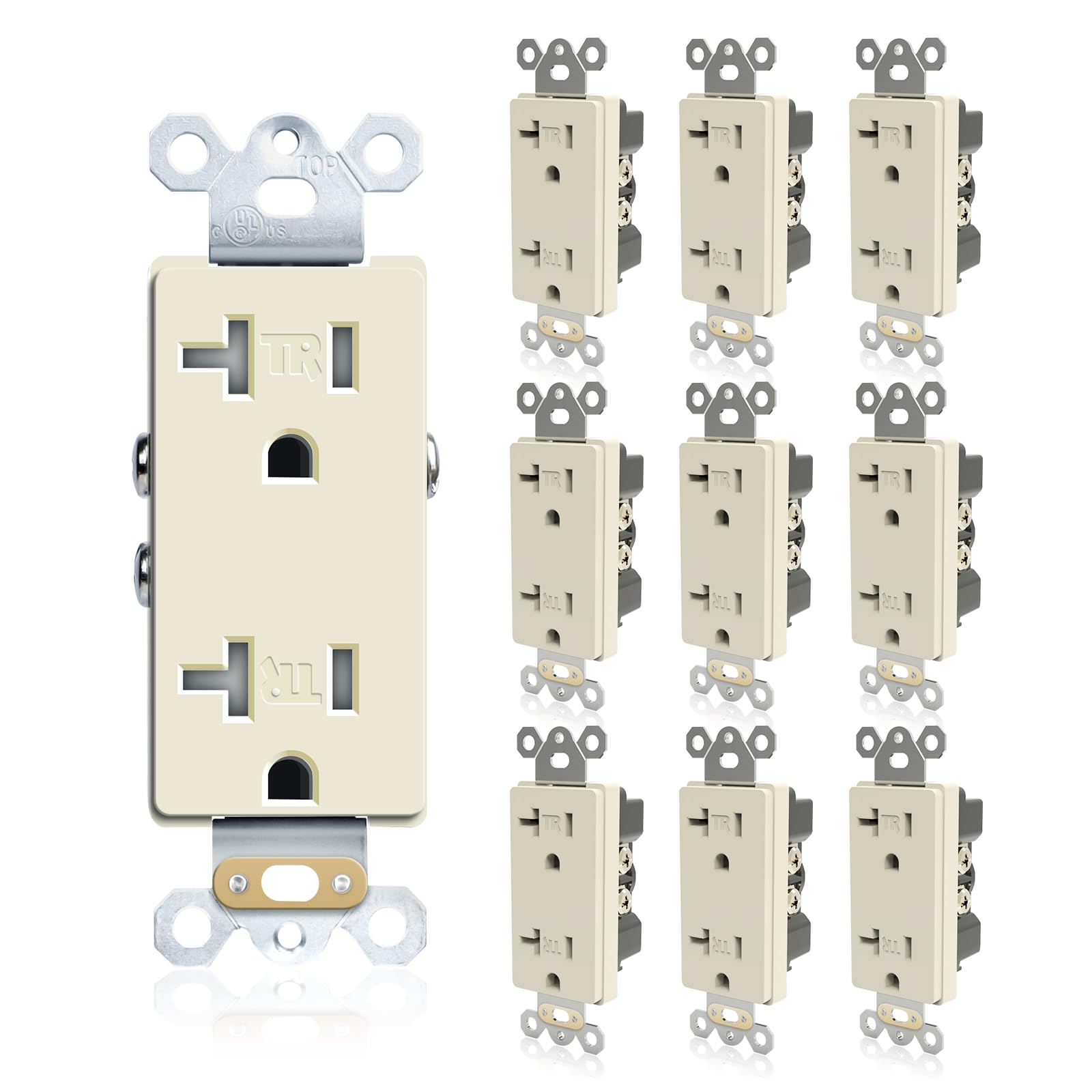 Snapklik.com : Decorative Receptacle Wall Outlet, Duplex Electrical ...