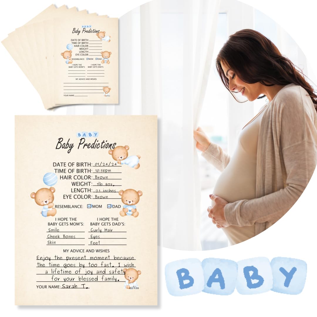 Tarjetas De Predicción Para Baby Shower Tarjetas De Predicción Para