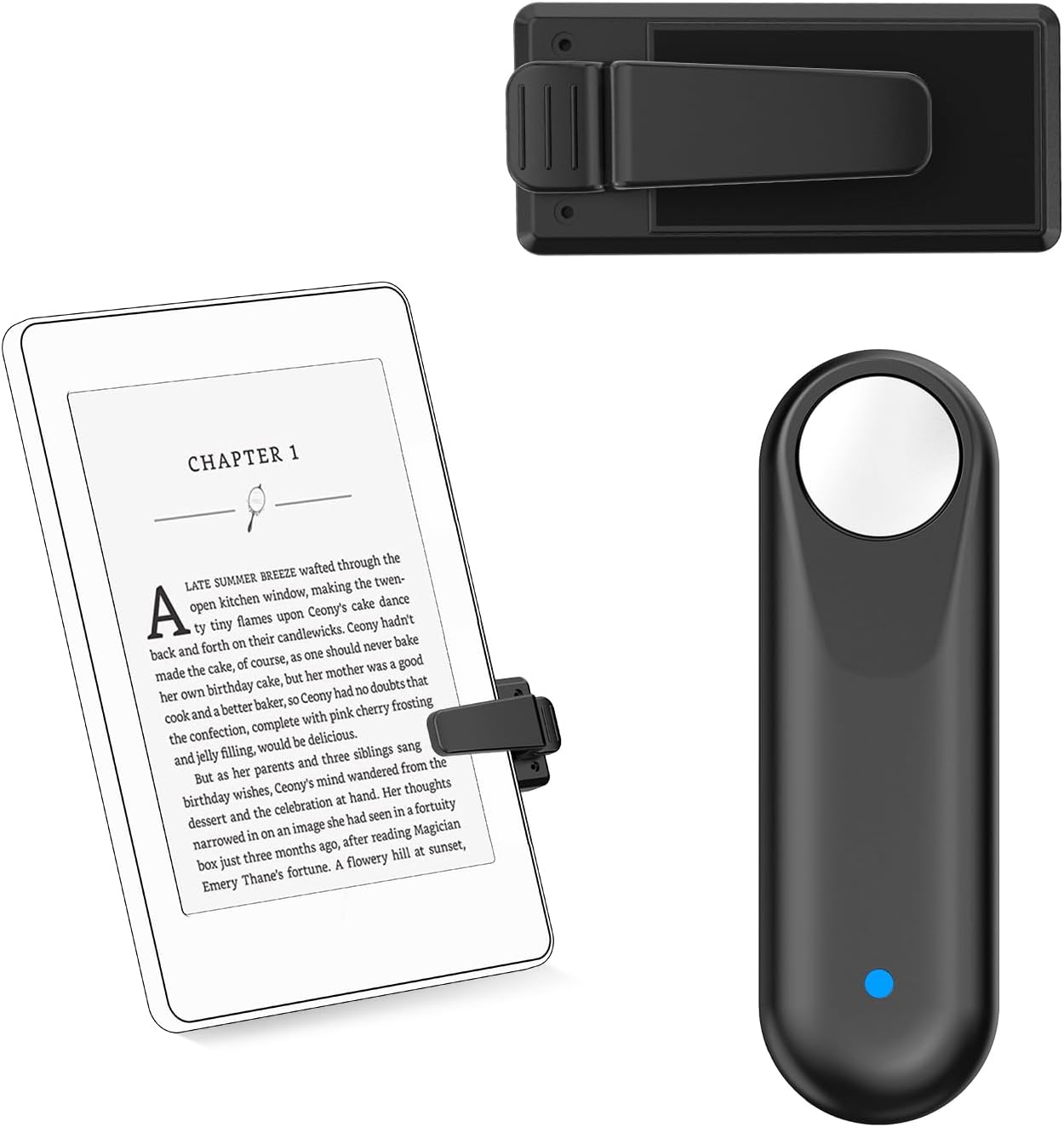 Amazon.com: RF Remote Control Page Turner for Kindle Paperwhite Accessories Ipad Reading Kobo ...