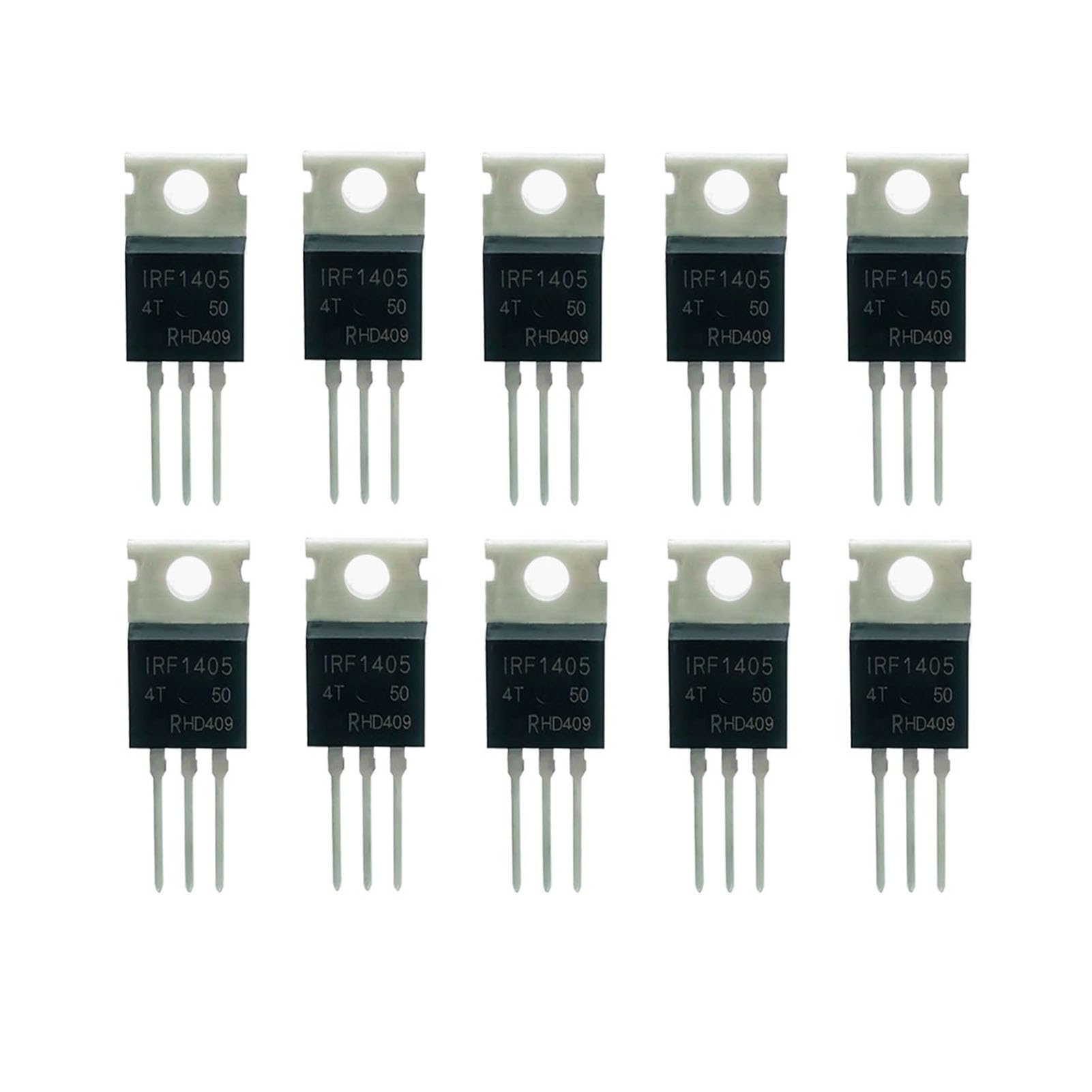 10Pcs IRF1405 Power MOSFET N-Channel IRF1405PBF IRF 1405 55V 169A TO ...