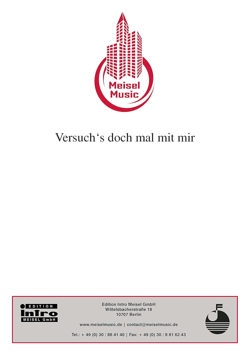 Versuch's doch mal mit mir: Single Songbook (German Edition) eBook ...
