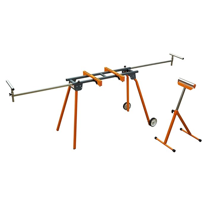 Buy BORA Portamate Heavy Duty Folding Miter Saw Stand with Wheel Kit ...