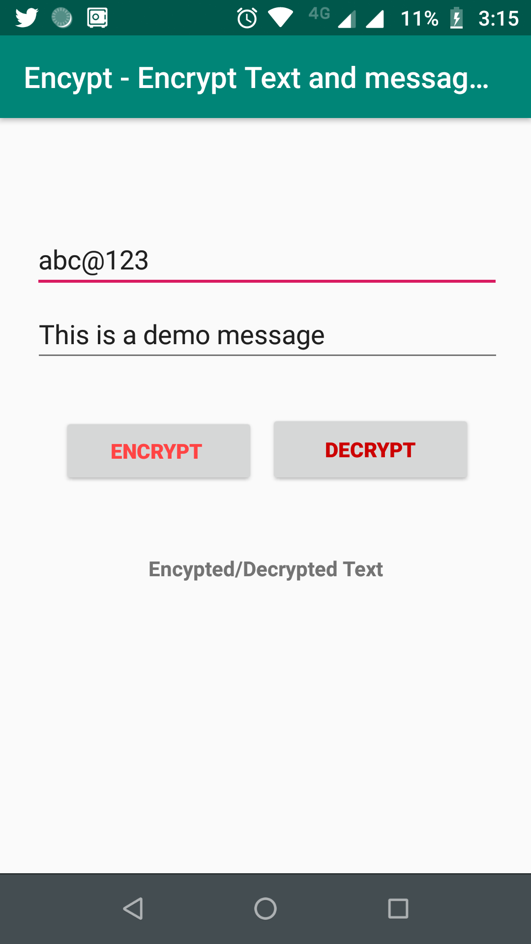 Encrypt - encrypt your text and messages - App on Amazon Appstore