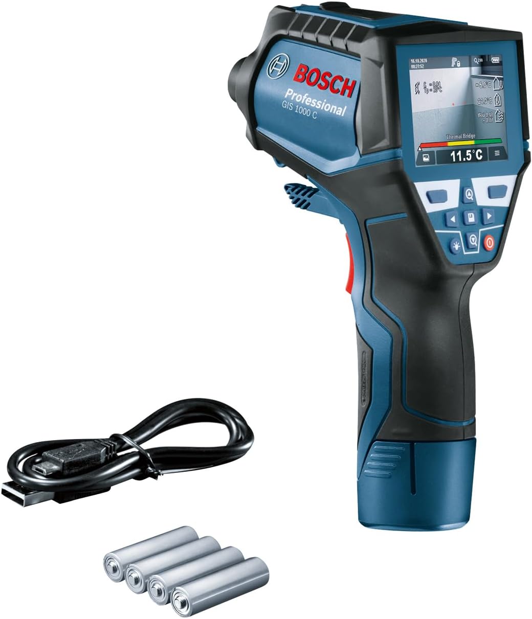 Bosch Professional Infrared Thermometer GIS 1000 C (with App Function ...