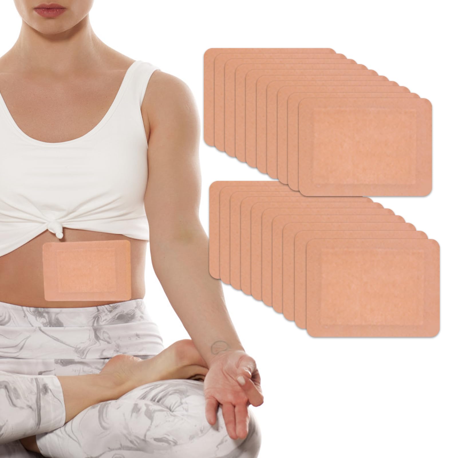 Amazon.com: 20Pcs Castor Oil Pack Wrap,Castor Oil Pack for Black Castor ...