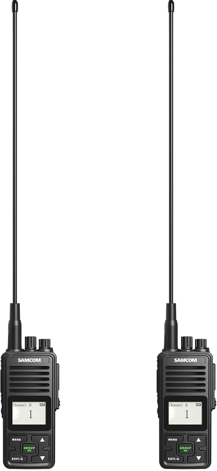 Amazon.com: SAMCOM FPCN10A 2 Pcs UHF Two Way Radios with 20 Watt High ...