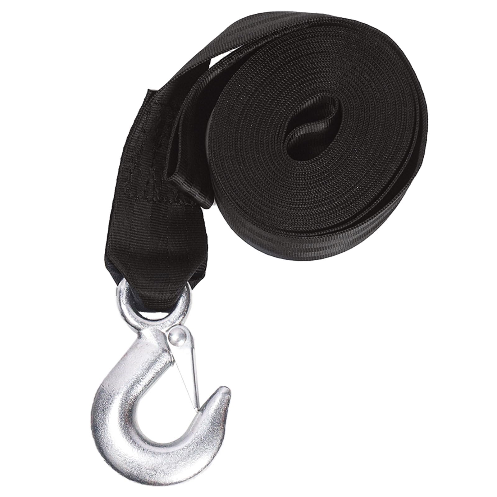 Tanstic 2 Inch x 20 Feet Boat Trailer Winch Strap with Hook, Boat Winch ...