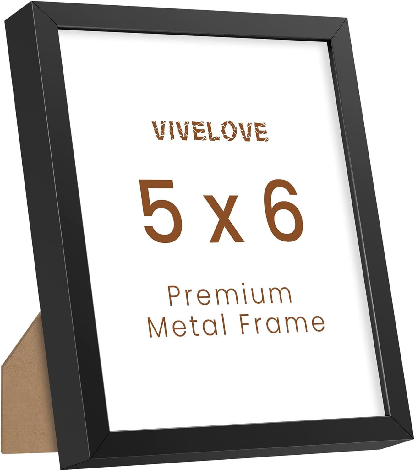 Amazon.com - Vivelove 5x6 Metal Picture Frame, Black Aluminum Picture ...