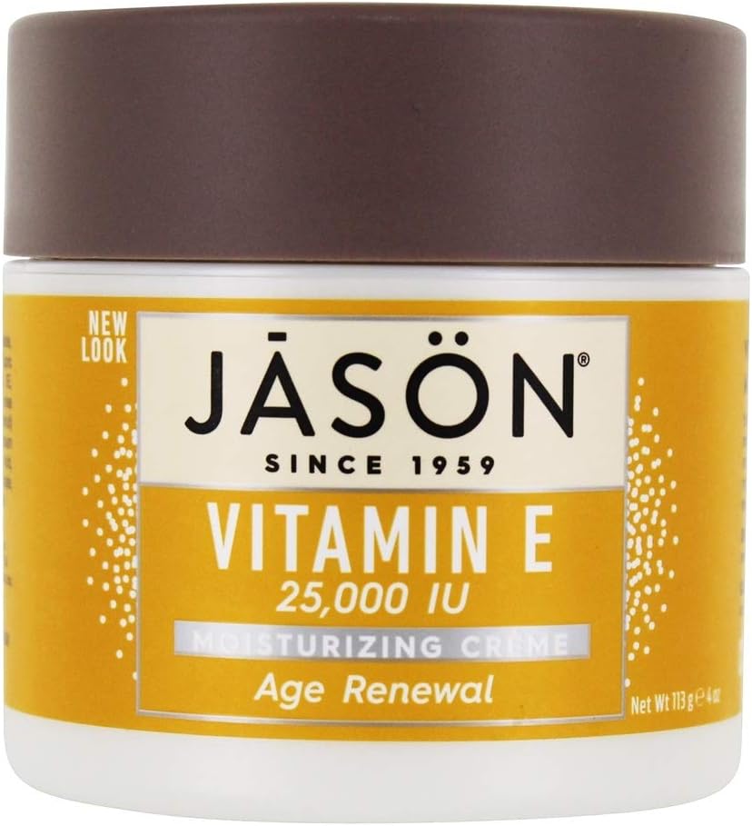 Amazon.com: JASON Vitamin E Age Renewal Moisturizing Crème 25000 Iu 4 ...
