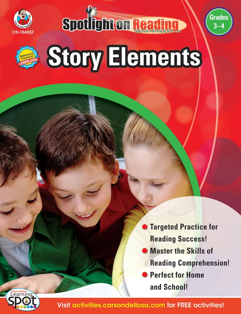 Amazon.com: Carson Dellosa Story Elements Reading Comprehension 3rd ...