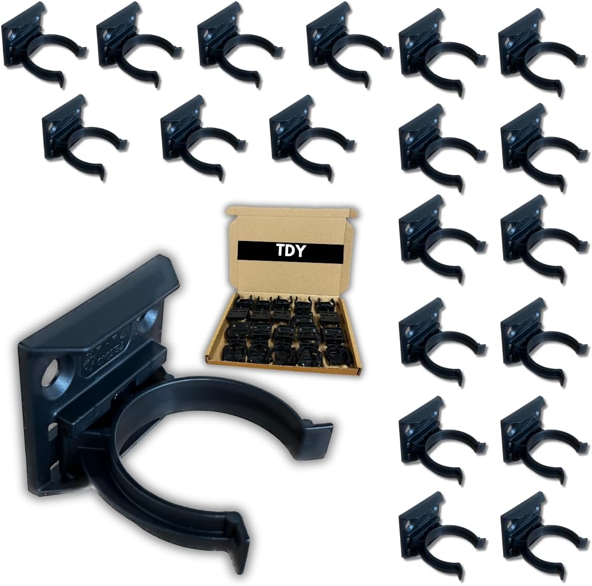 20 x Heavy Duty Kitchen Plinth Clips Kick Board Clips with Attaching ...