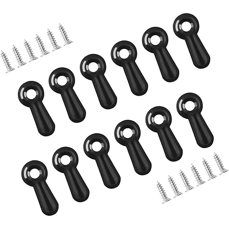 Cionyce 100 PCS Picture Frame Backing Clips, Black Picture Frame Turn ...
