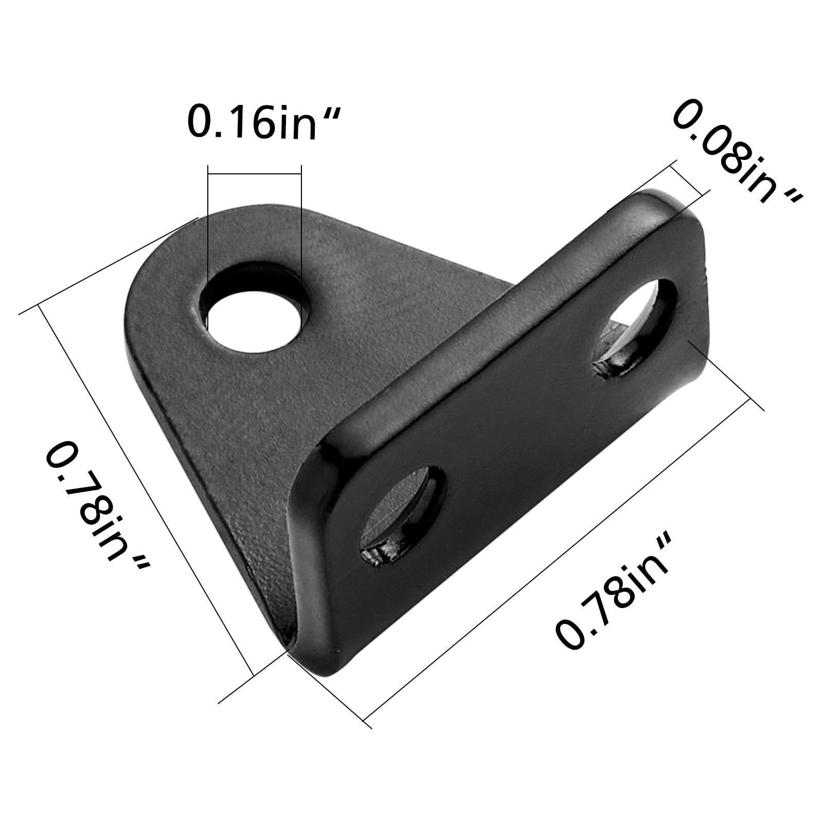 Snapklik.com : Vepagoo 4MM Hole Connector Gas Strut Mounting Brackets ...