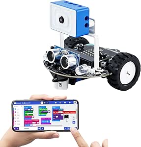 Yahboom Micro:bit V2 Graphic Programming Robot Kit for Primary School ...