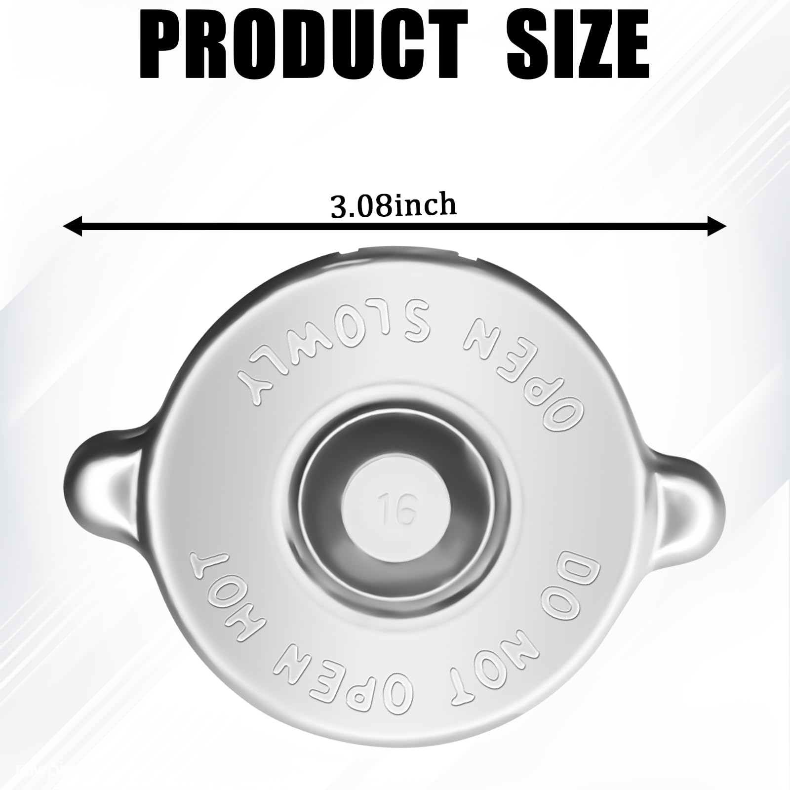Snapklik.com : QBOONPT Car Engine Radiator Cap, 16PSI Coolant Reservoir ...