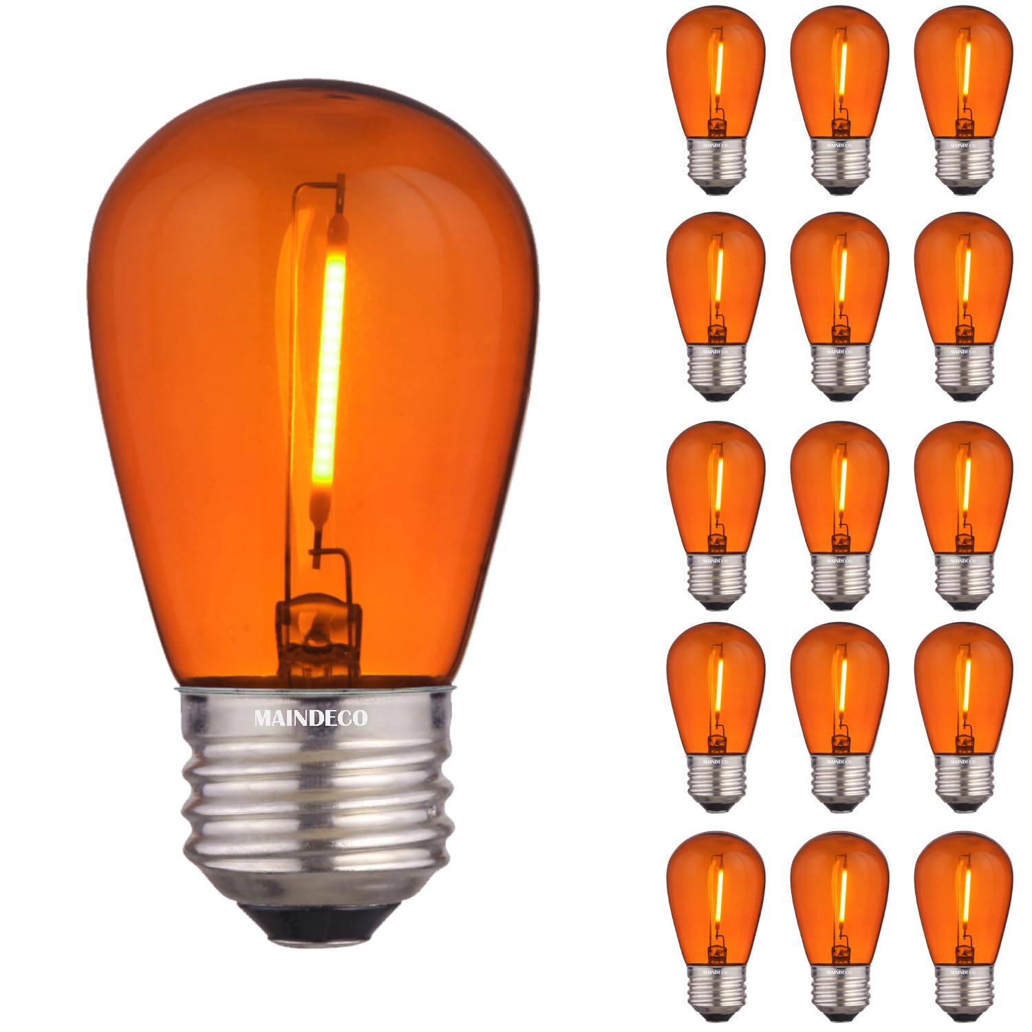 Snapklik.com : S14 Replacement LED Bulb, E26 Base,for Holiday And Party ...