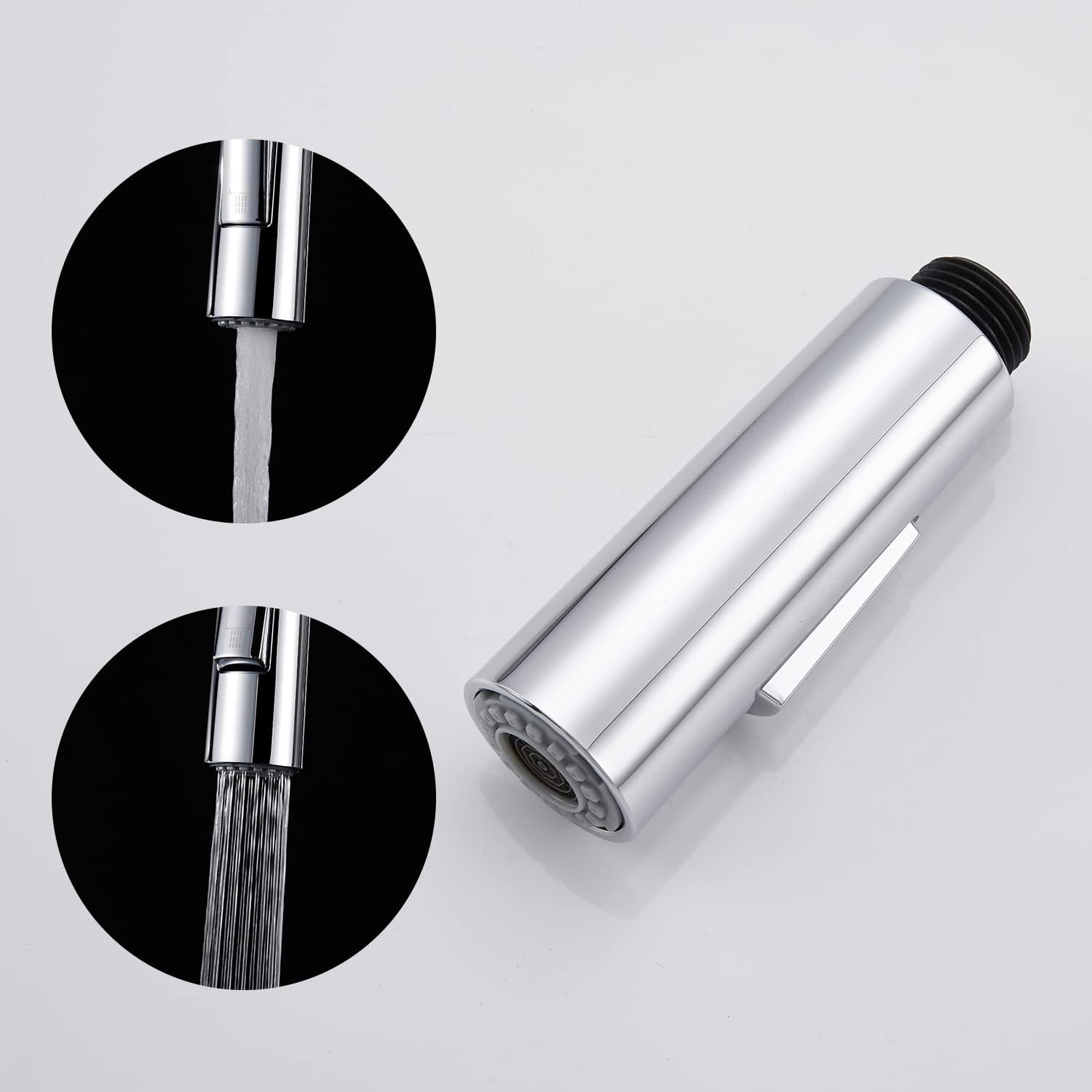 Amazon.com: GORDEE Pull Down Sprayer Head for Kitchen Faucet, Column ...