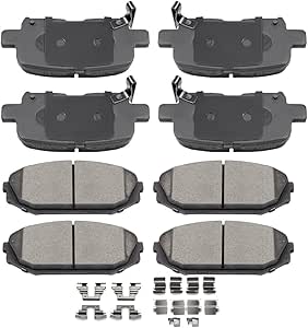Amazon.com: AUTOMUTO 8PCS Front & Rear Ceramic Disc Brake Pads Set D865 D793 For Acura MDX 2001 ...