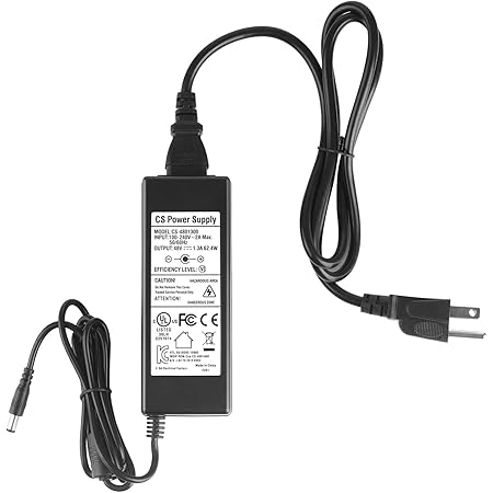 Amazon.com: Snsnlent 48V 2A Power Supply Adapter AC 100-240V to DC 48V ...