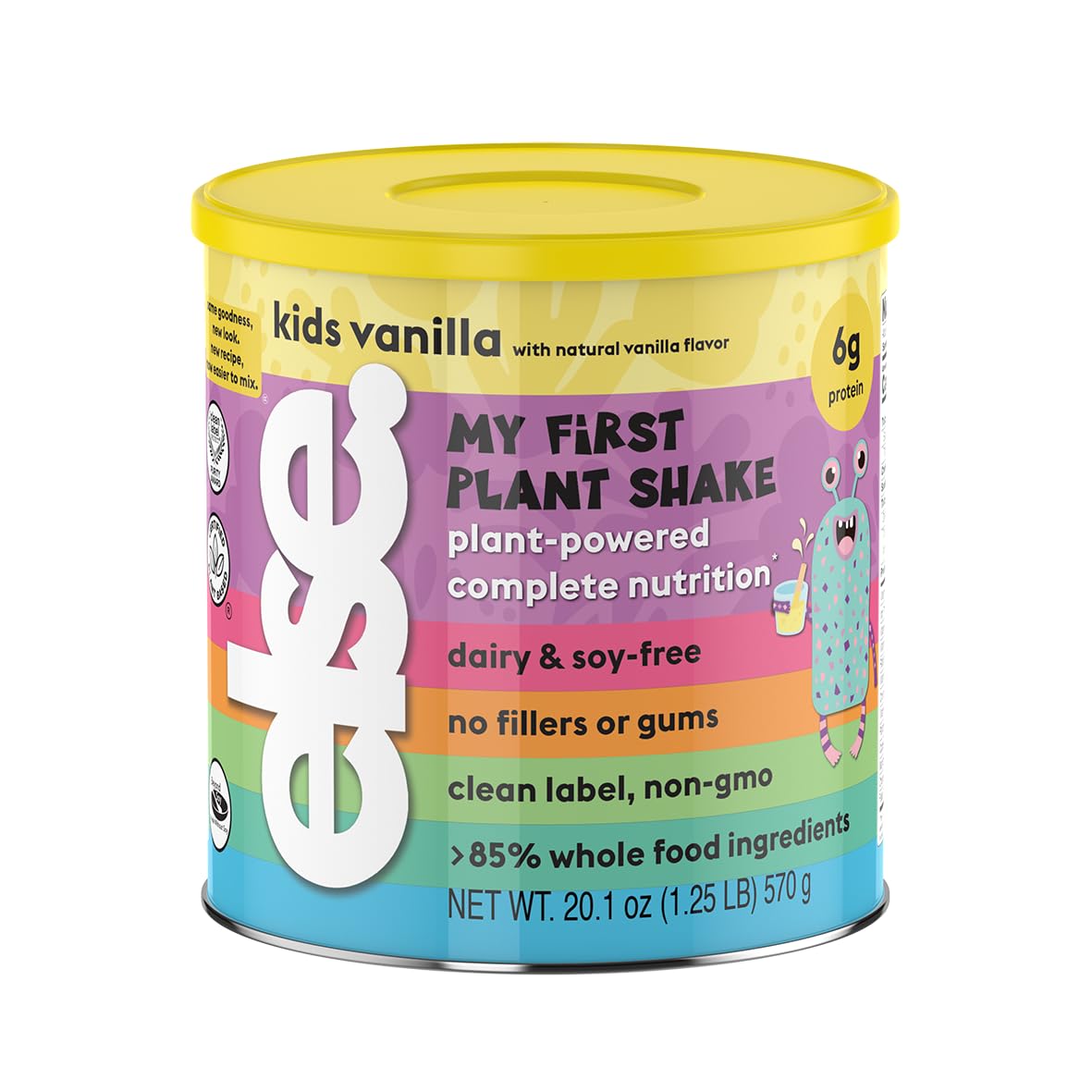 Amazon.com: Else Nutrition Plant-based Kids Protein Shake Powder for ...