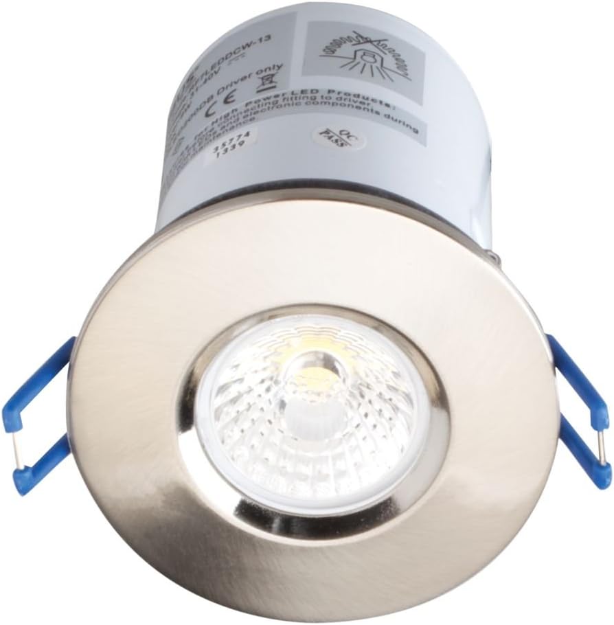 Amazon.com: Robus Fire Rated Fixed Fire Rated LED Downlight IP44 ...