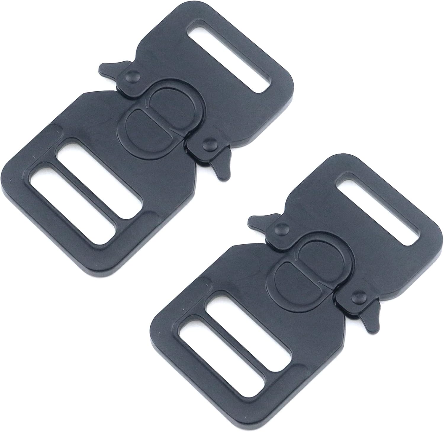 Amazon.com: Wealrit Pack of 2 Black Metal Tactical Buckle,Side Release ...