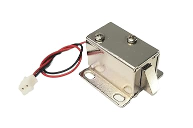 DIYables Solenoid Lock 12V DC for Cabinet, Door Lock, Drawer Lock ...