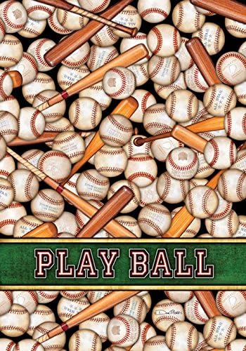 Amazon.com : AVOIN colorlife Welcome Baseball Garden Flag 12 x 18 Inch ...