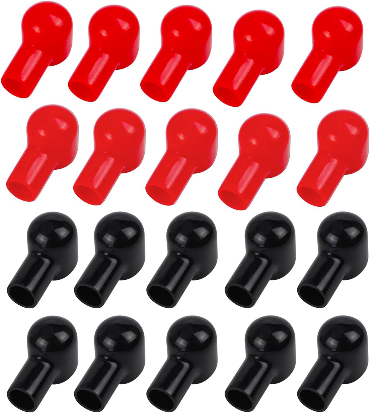 Amazon.com: Battery Terminal Boots Insulating Covers 20 Pack (10 Red/10 ...