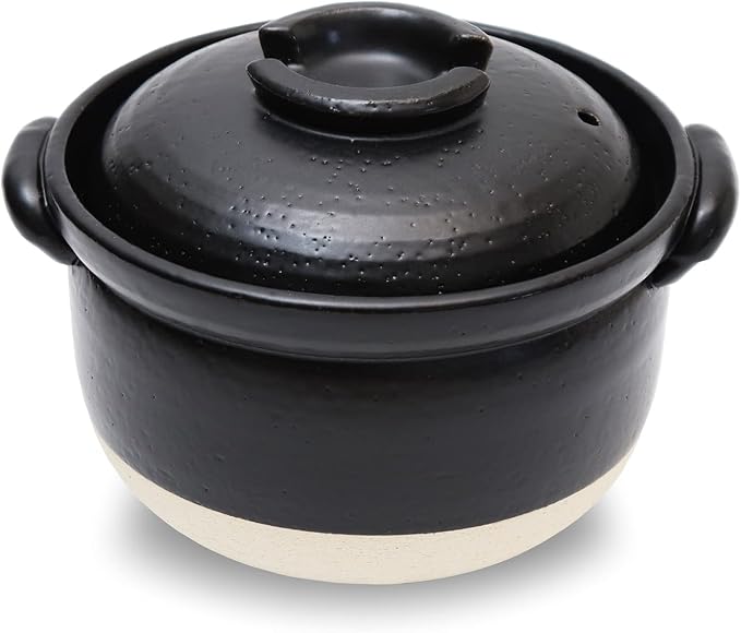 Amazon.com: DONABE Clay Rice Cooker Pot Japanese Style made in Japan ...