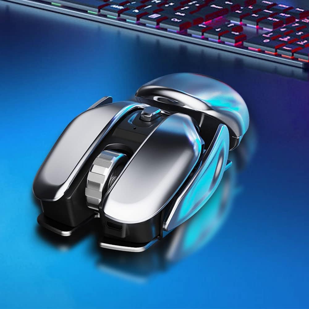 Amazon.com: Wireless Ergonomics Metal Mouse, 2.4 GHz Ergonomic Optical ...