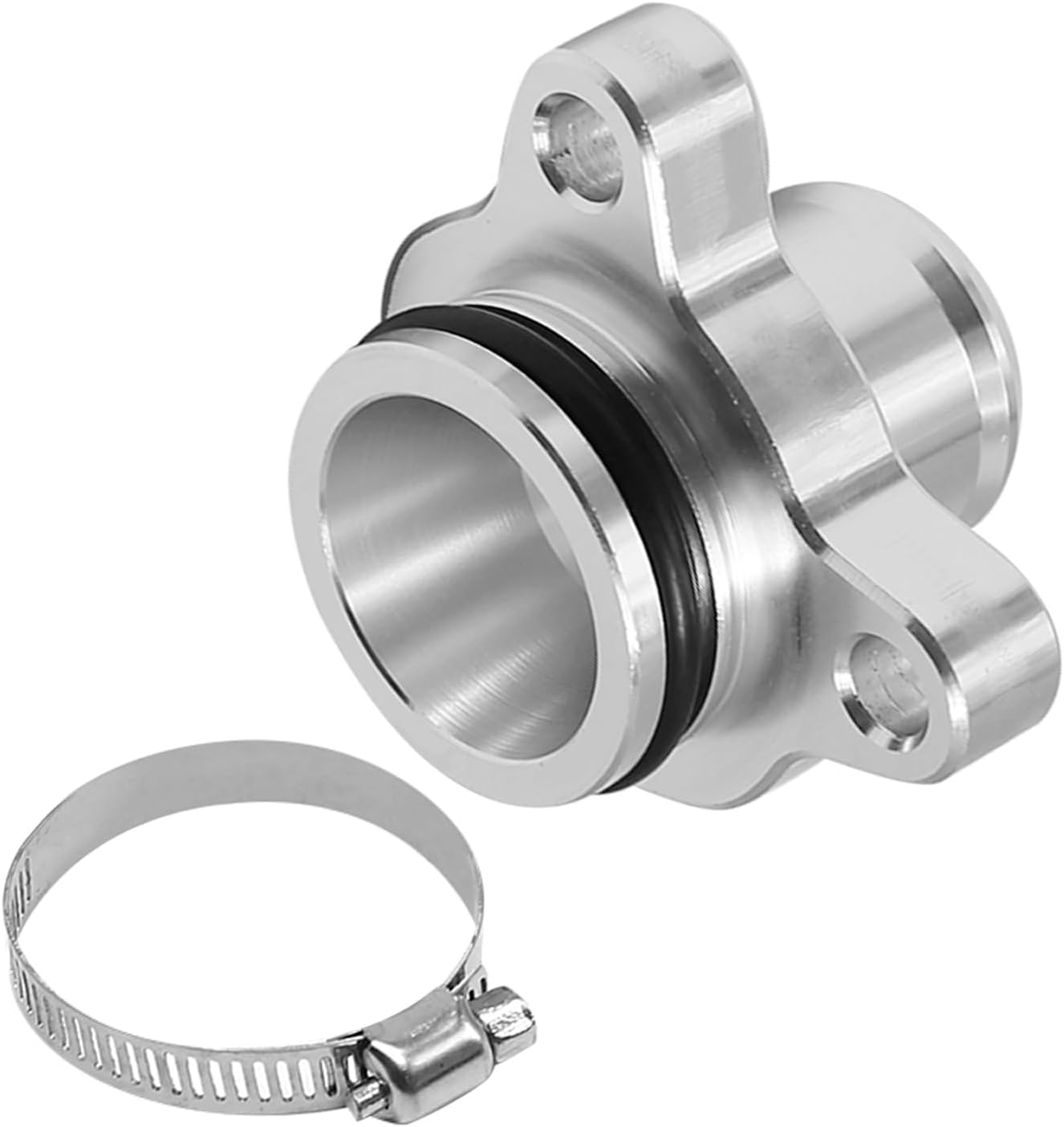 Amazon.com: Saihisday Aluminum Water Hose Fitting with Clamp, Engine ...