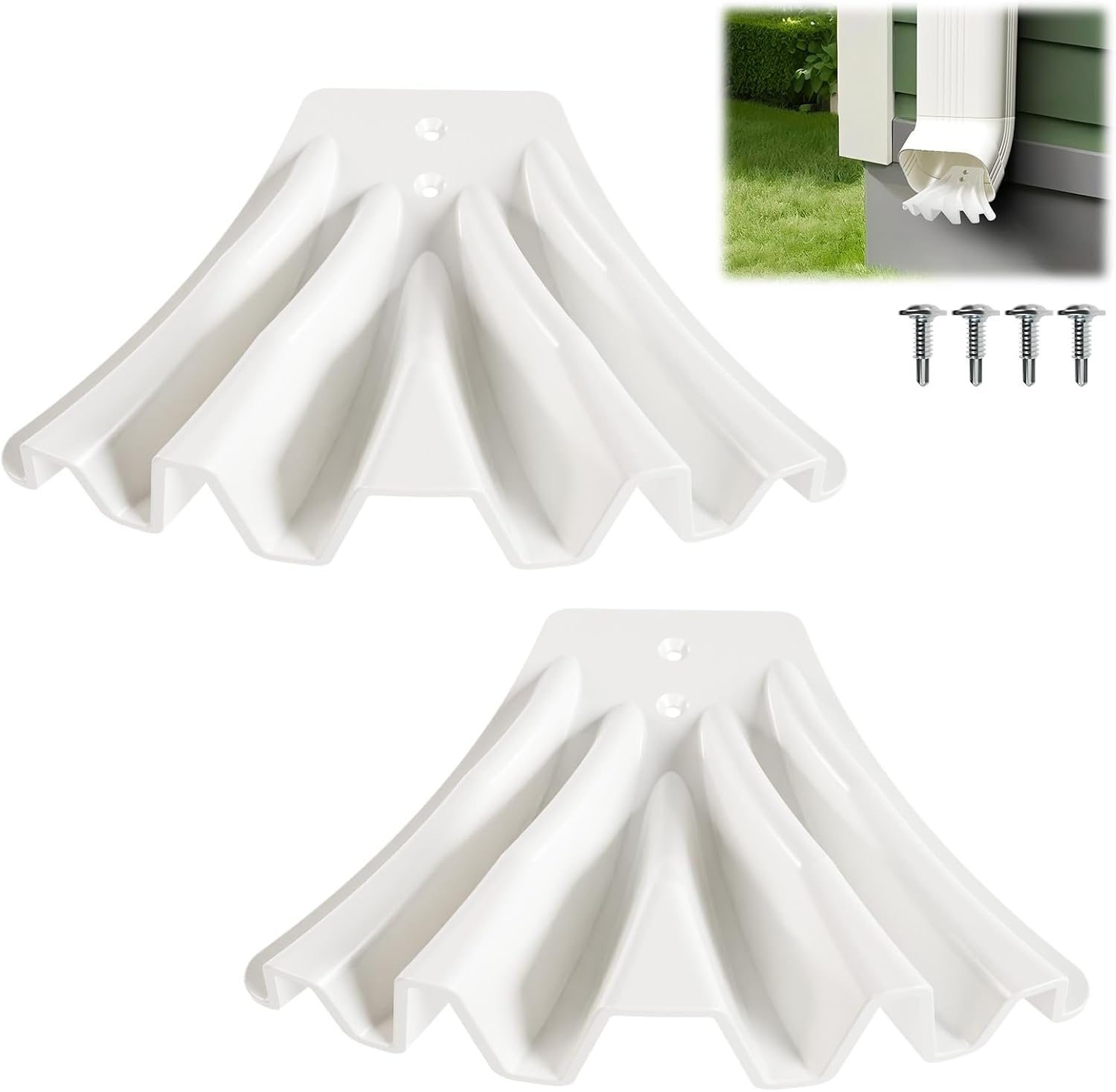 Amazon.com : 2PCS Gutter Downspout Diverter, Gutter Downspout ...