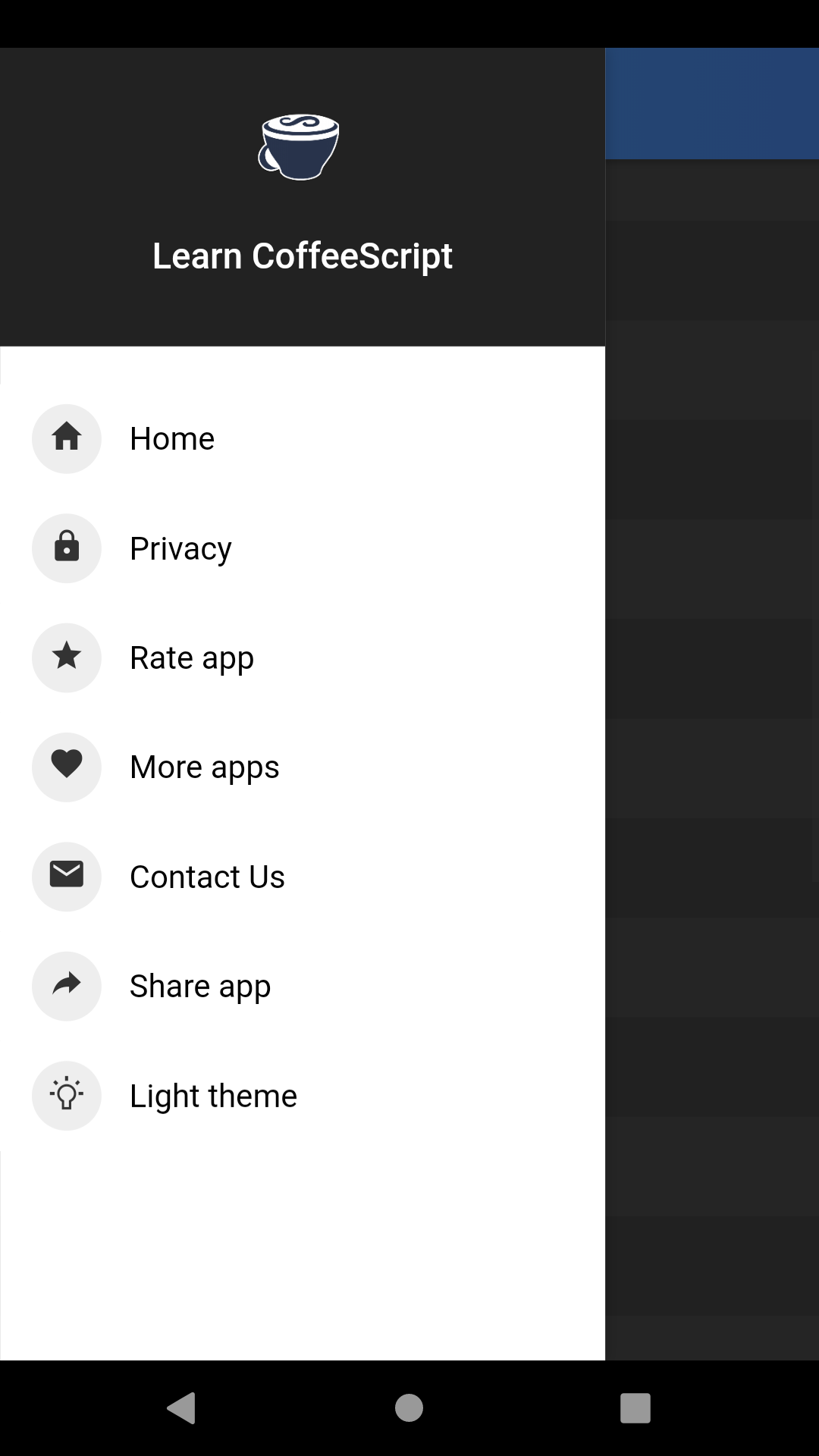 Learn CoffeeScript Complete Guide - App on Amazon Appstore
