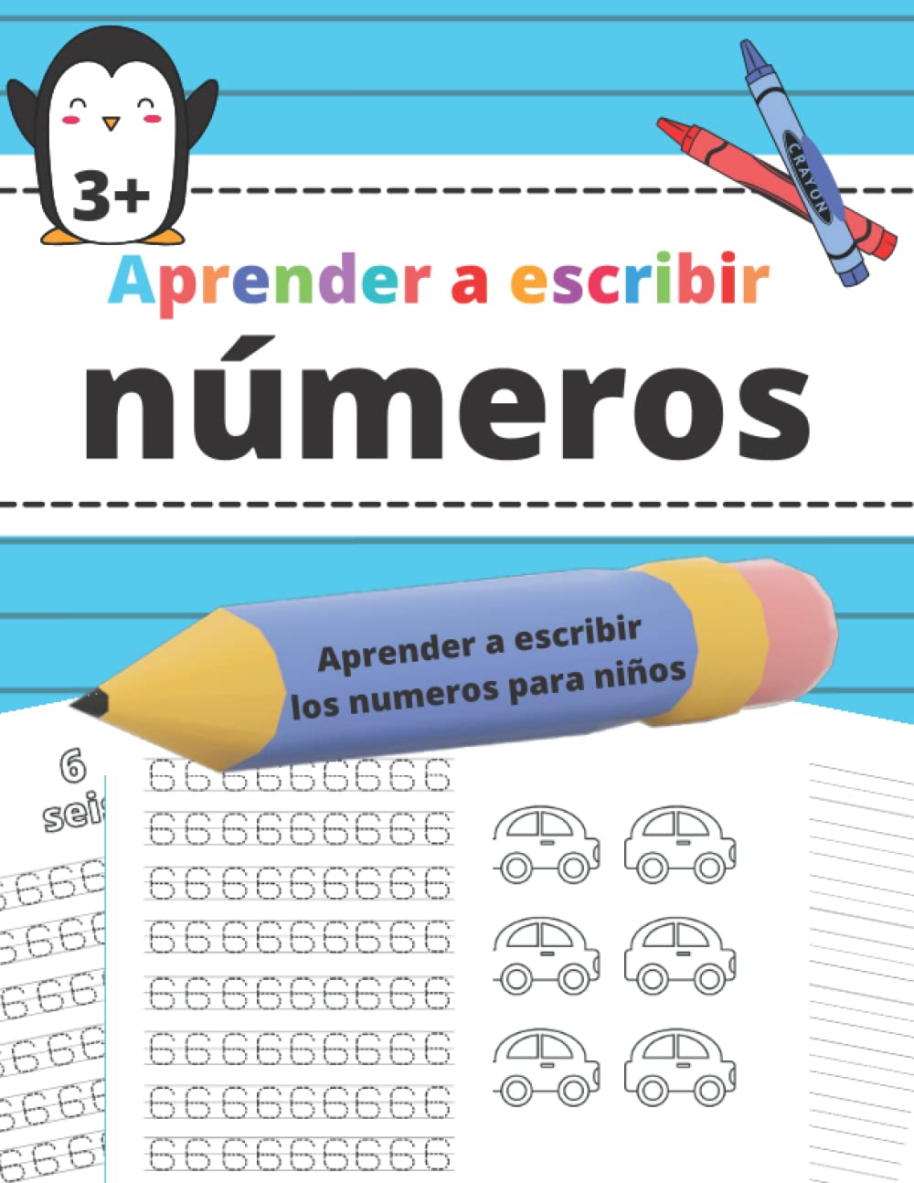 Buy Aprender a Escribir Números: Cuaderno para aprender a escribir ...