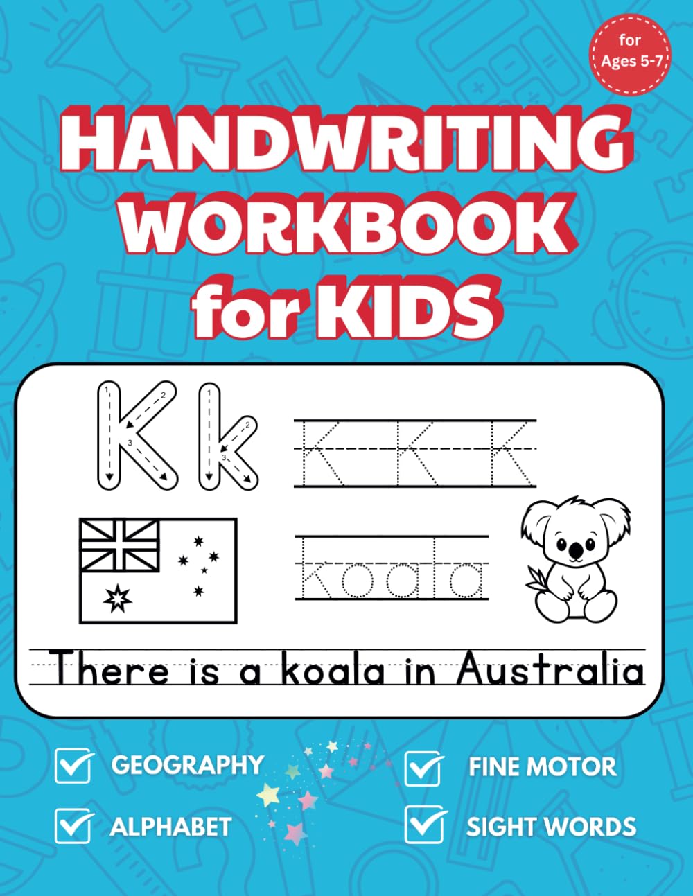 Handwriting Workbook for Kids: Practice book for ages 5-7-Learn ...