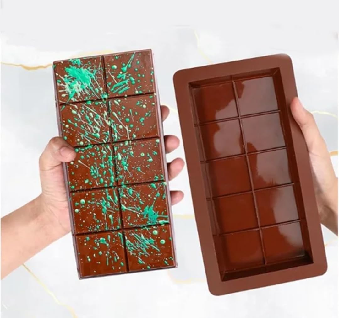 Amazon.com: Chocolate Bar Mold Deep Dubai 2 Inch Pistachio Chocolate ...
