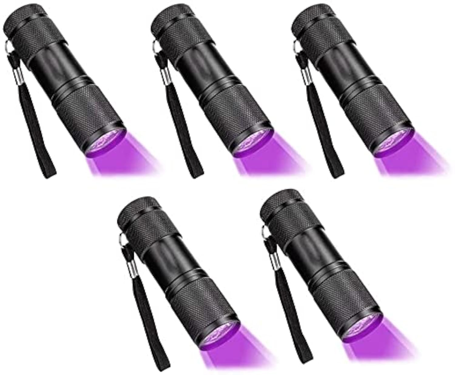 CFIKTE UV LED Flashlight Black Light UV Lights 9 LED Ultraviolet ...